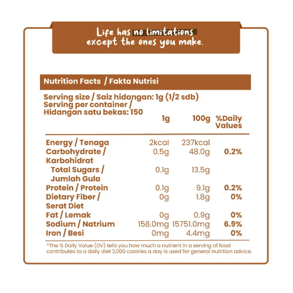 Love Earth Aloe Vera /Mushroom Seasoning Halal 150g suitable for ...