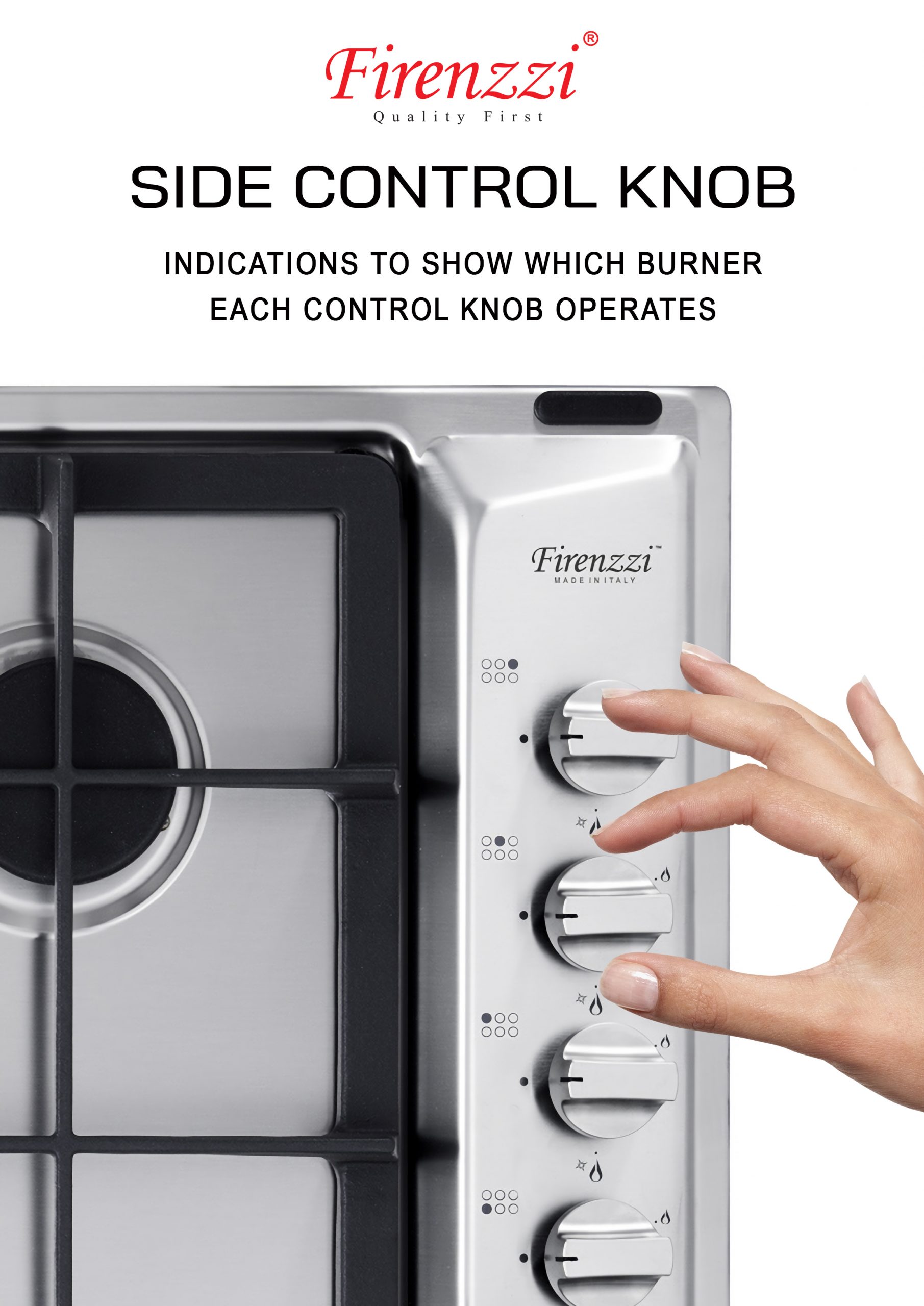 Firenzzi Built In Hob Gas Hob Prestige Made In Italy Gas Cooker Sabaf 6 ...