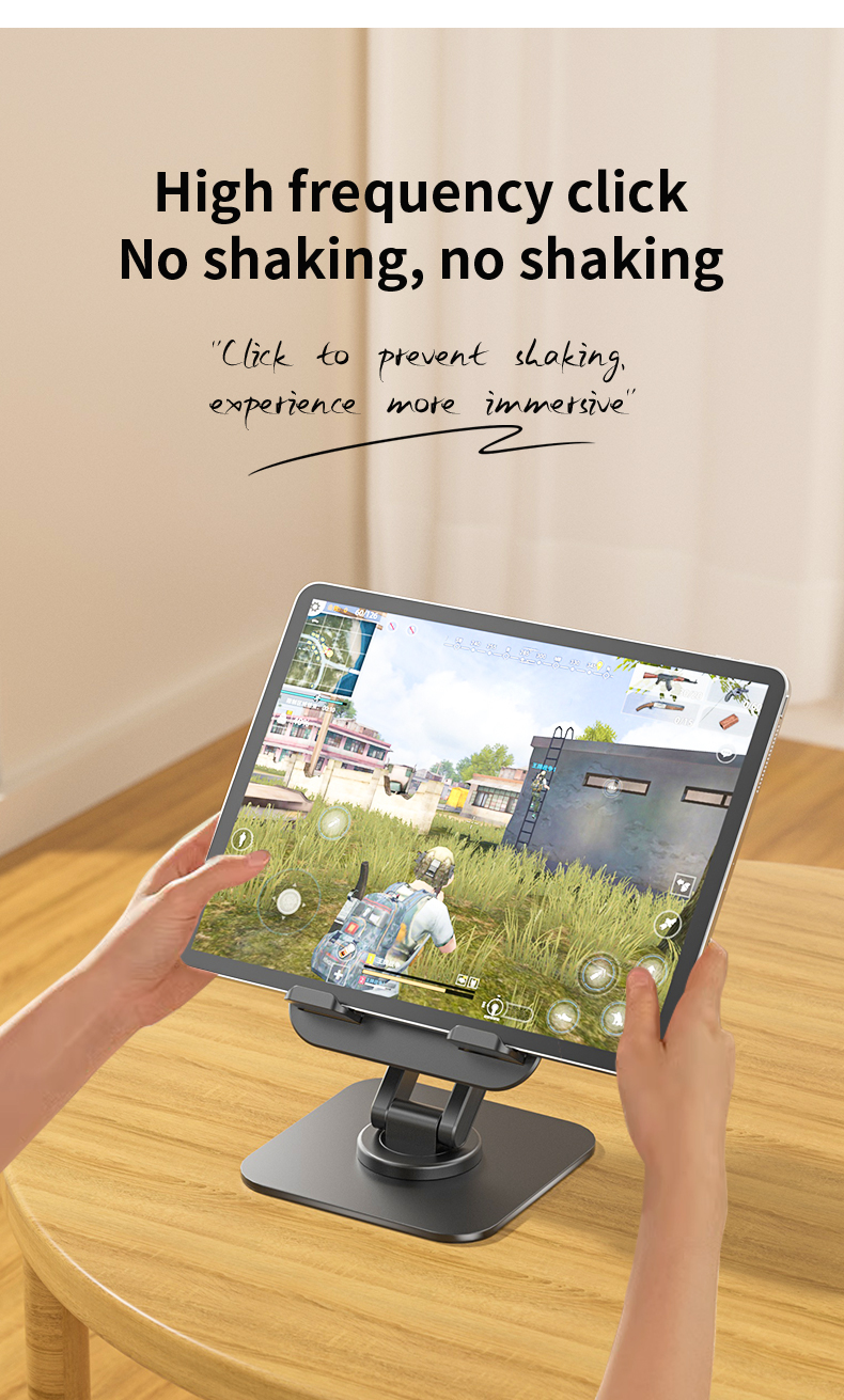 the Aryl™ Adjustable ABS Tablet Stand Holder with 360° Rotating Base ...