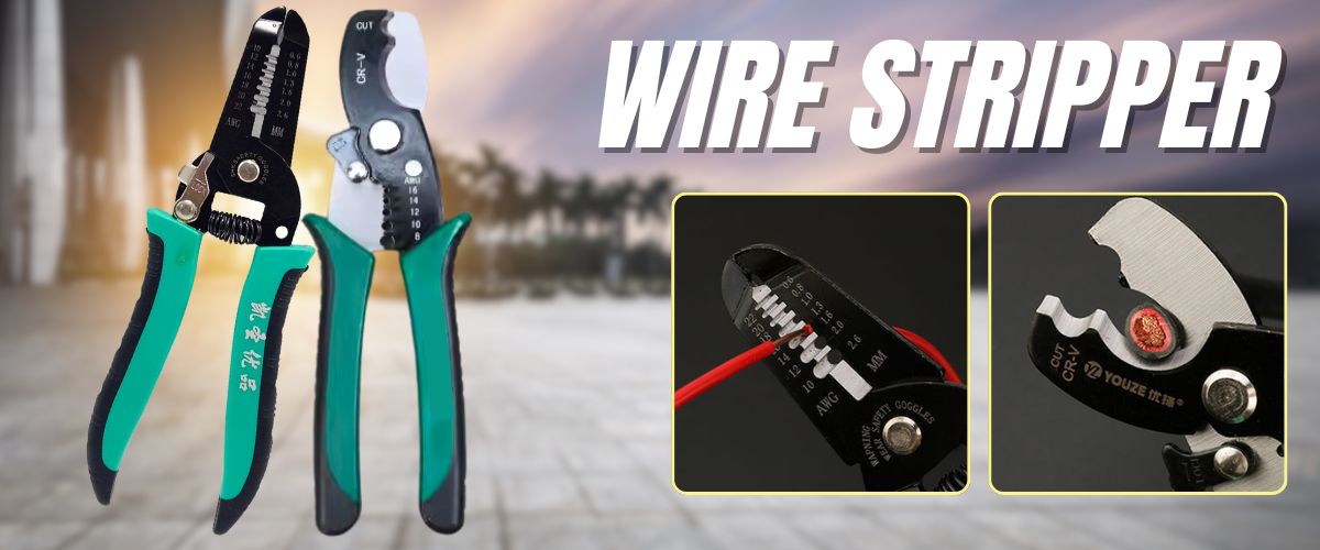 7" Wire Stripper Cable Cutter Wire Stripper Wire Cutter Pliers ...