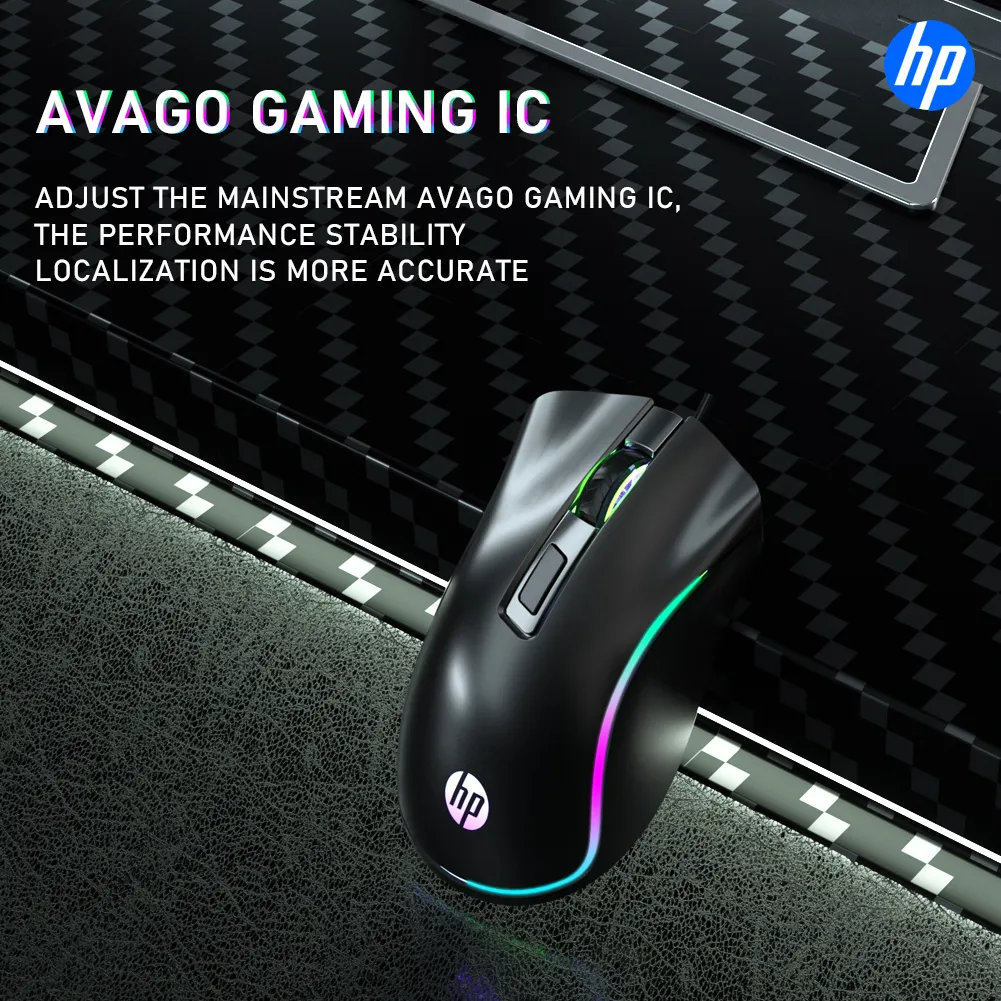 HP G100 USB WIRED OPTICAL GAMING MOUSE WITH 3 DPI ADJUSTABLE MODES, 4 ...