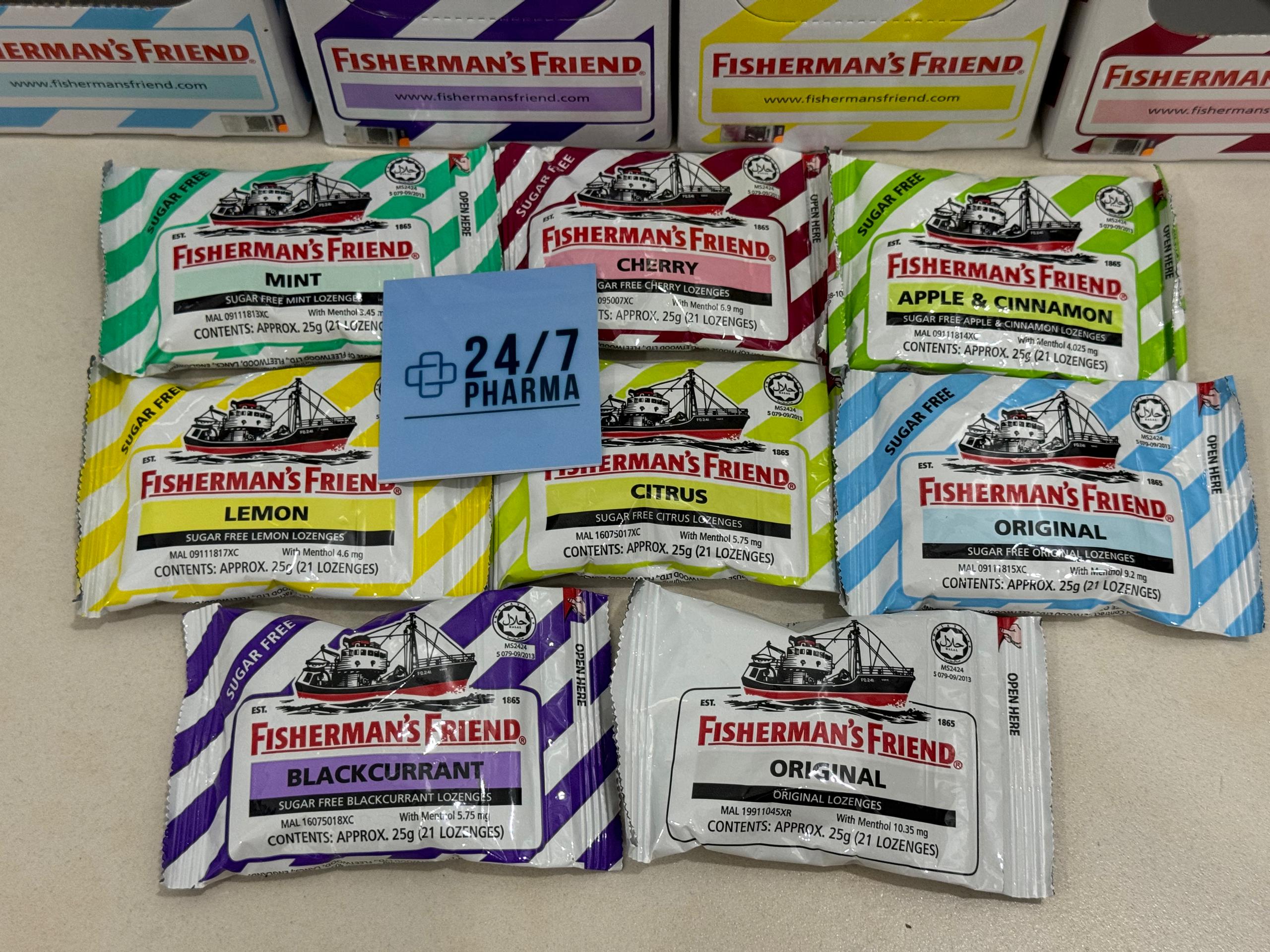 Fisherman's Friend Sugar Free Lozenges Fisherman Friends Lozenge ...