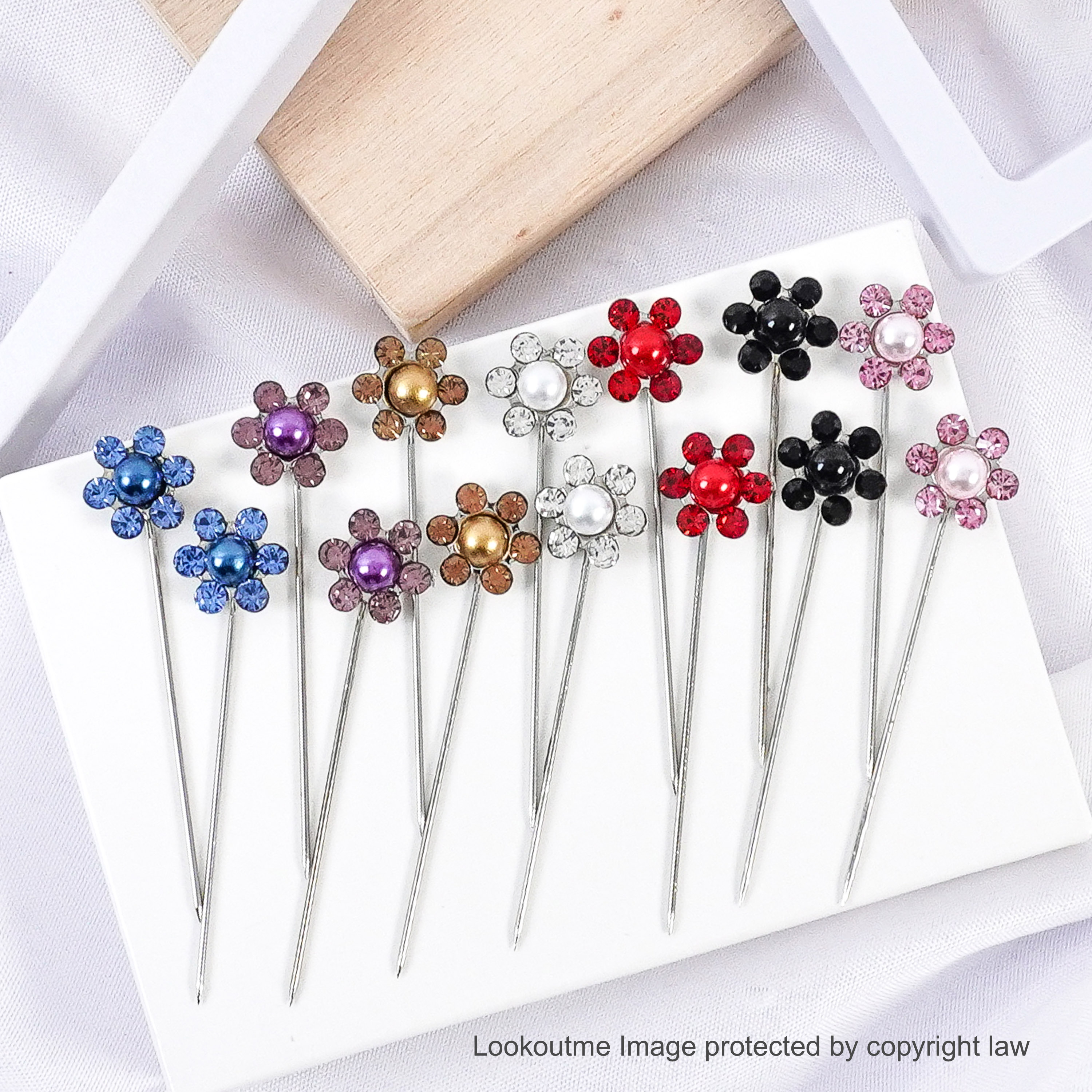2Pcs Set Pin Shawl Kerongsang Brooch Pin Tudung ShawlJarum Peniti ...
