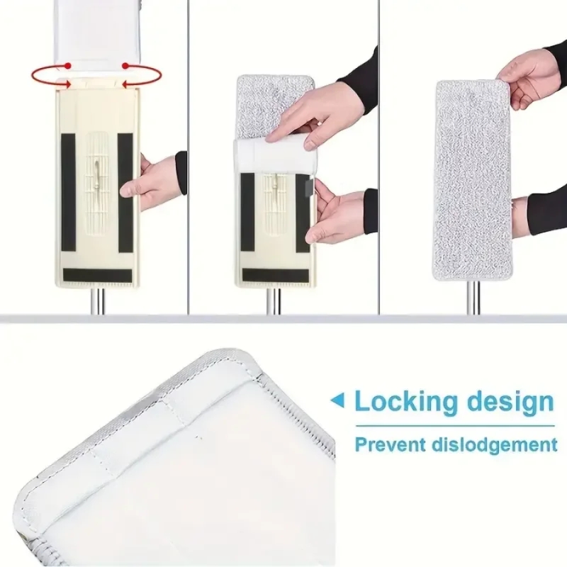 READY STOCK ️ Mini Slim Scratch Mop Self-Wash And Squeeze Dry Flat Mop ...