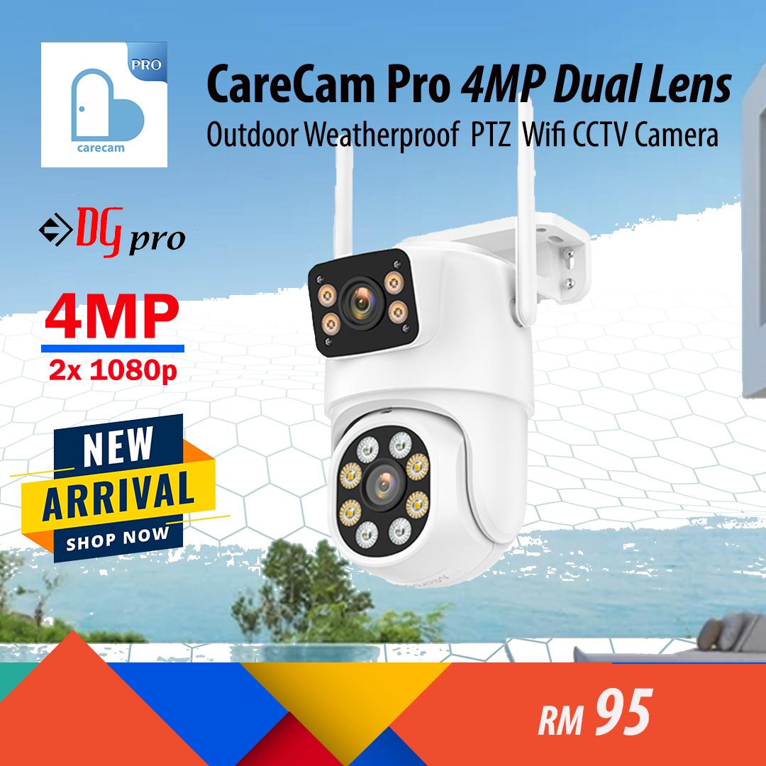 [NEW ARRIVAL] Carecam Pro 4MP 2K Dual Lens / Double Screens ...