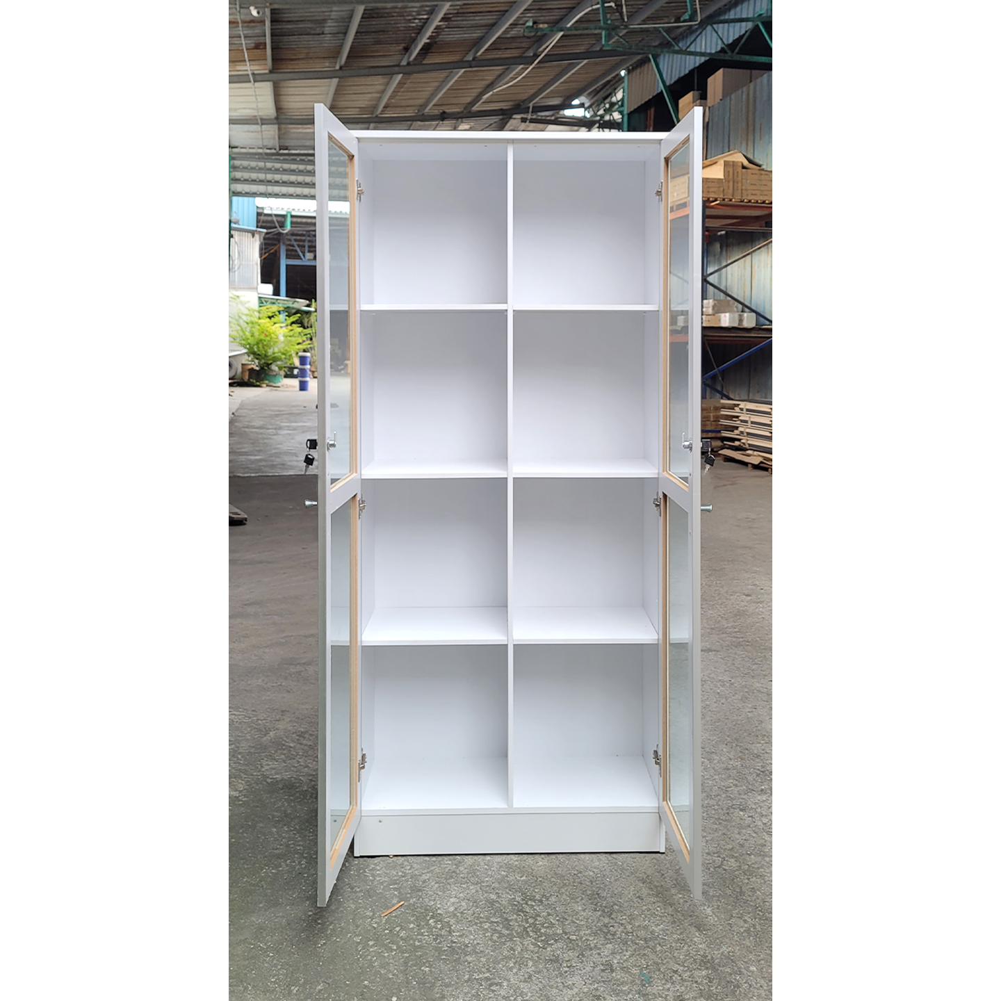 HOMATRIX Display Glass Cabinet Living Room Storage Almari Kaca Rak ...