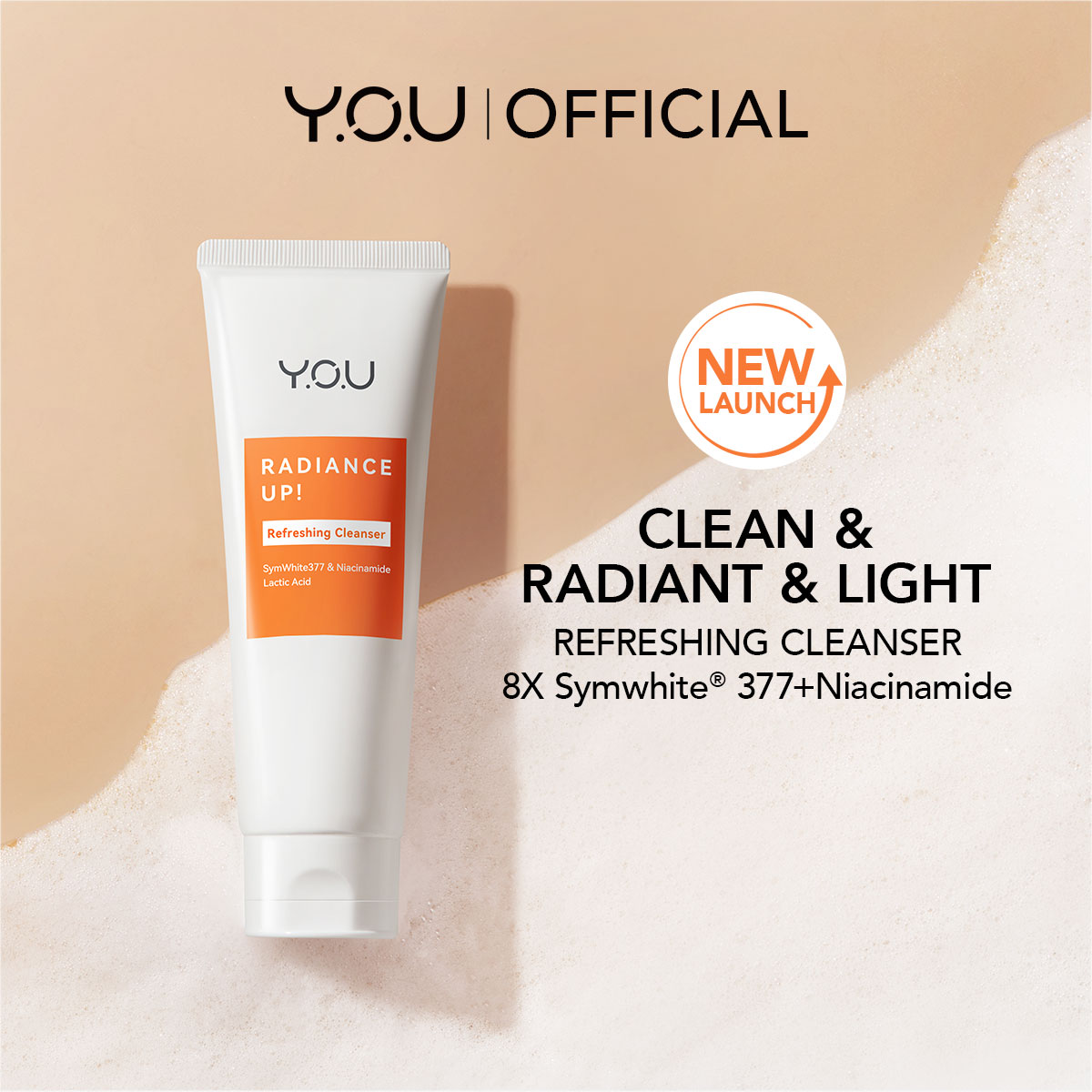 [NEW] YOU Radiance Up! Refreshing Cleanser | 8x SymWhite 377 ...
