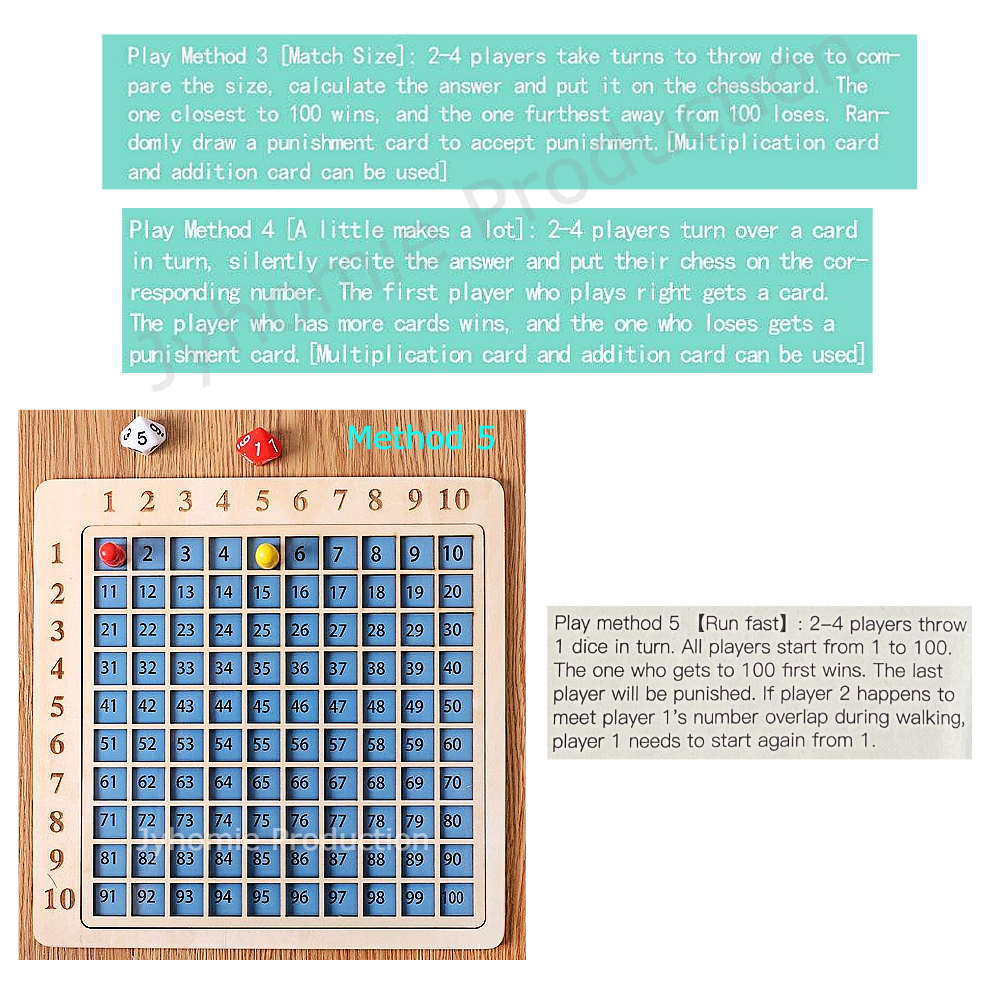 Board Game Math Toys Board Game for Kid Children Puzzle Kid Toy ...