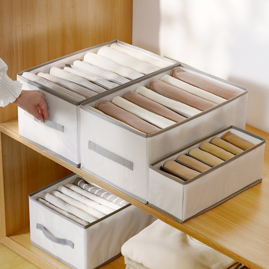 Wardrobe Organizer Clothes Organizer Fabric Storage Box Tudung ...