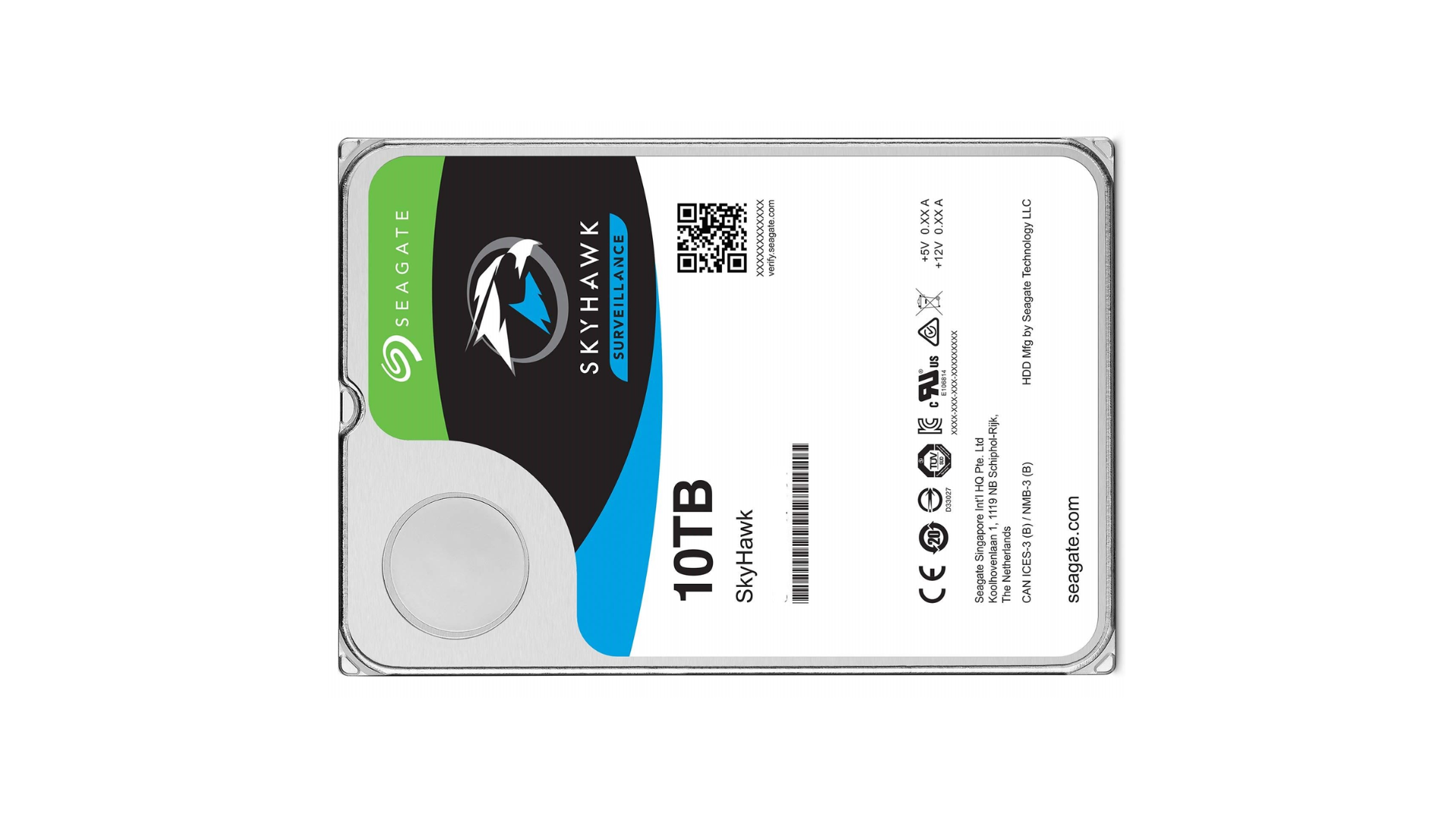 Seagate Skyhawk 10TB 10 TB Surveillance Security Hard Disk HDD Drive ...