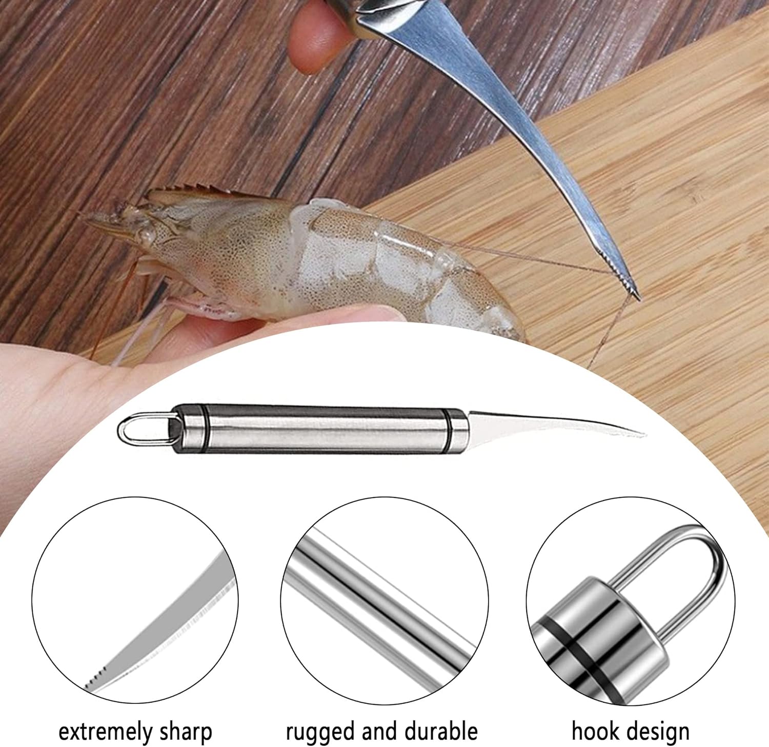 Peeling Shrimp Cutter Shrimp Peeler Line Lobster Prawn Line Remover ...