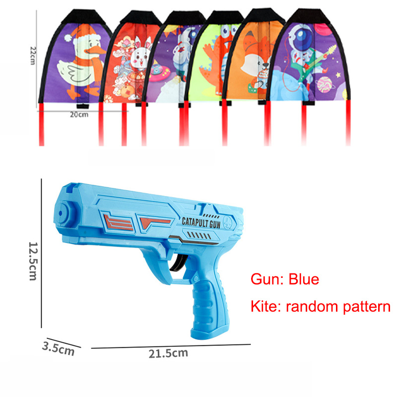 Catapult Kite Gun Children Gliding Foam Airplane Gun Boy Outdoor Sports ...