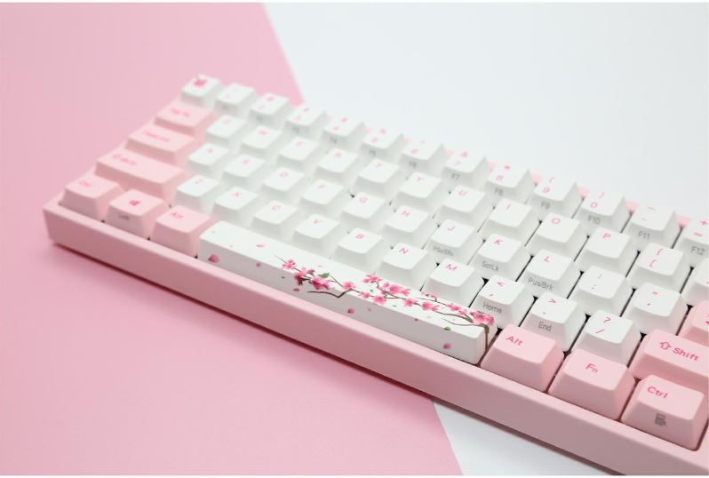 Ducky Varmilo Miya PRO Sakura V2 Wireless Mechanical Keyboard ( Mx Blue ...