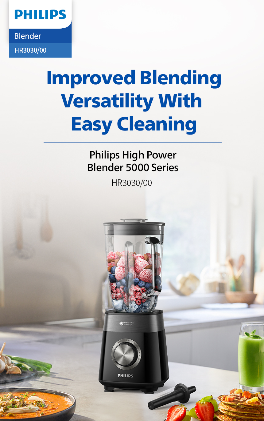 Philips HR3030 High Speed Blender 2L ProBlend Plus - 25% More Power ...