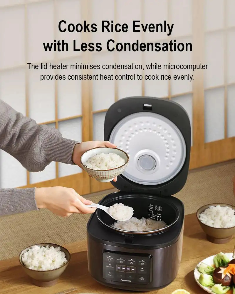 Panasonic 1.8L Microcomputer Rice Cooker | SR-DA182KSK SR-DA182 Baby ...