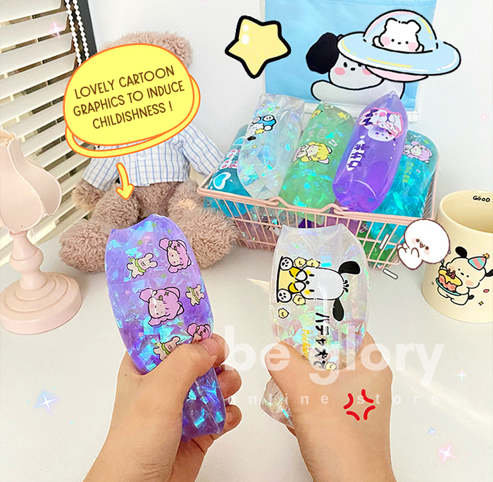 Water Snake Squishy Toy Water Wriggler Decompression Toys 抓不住的水蛇 Mainan ...