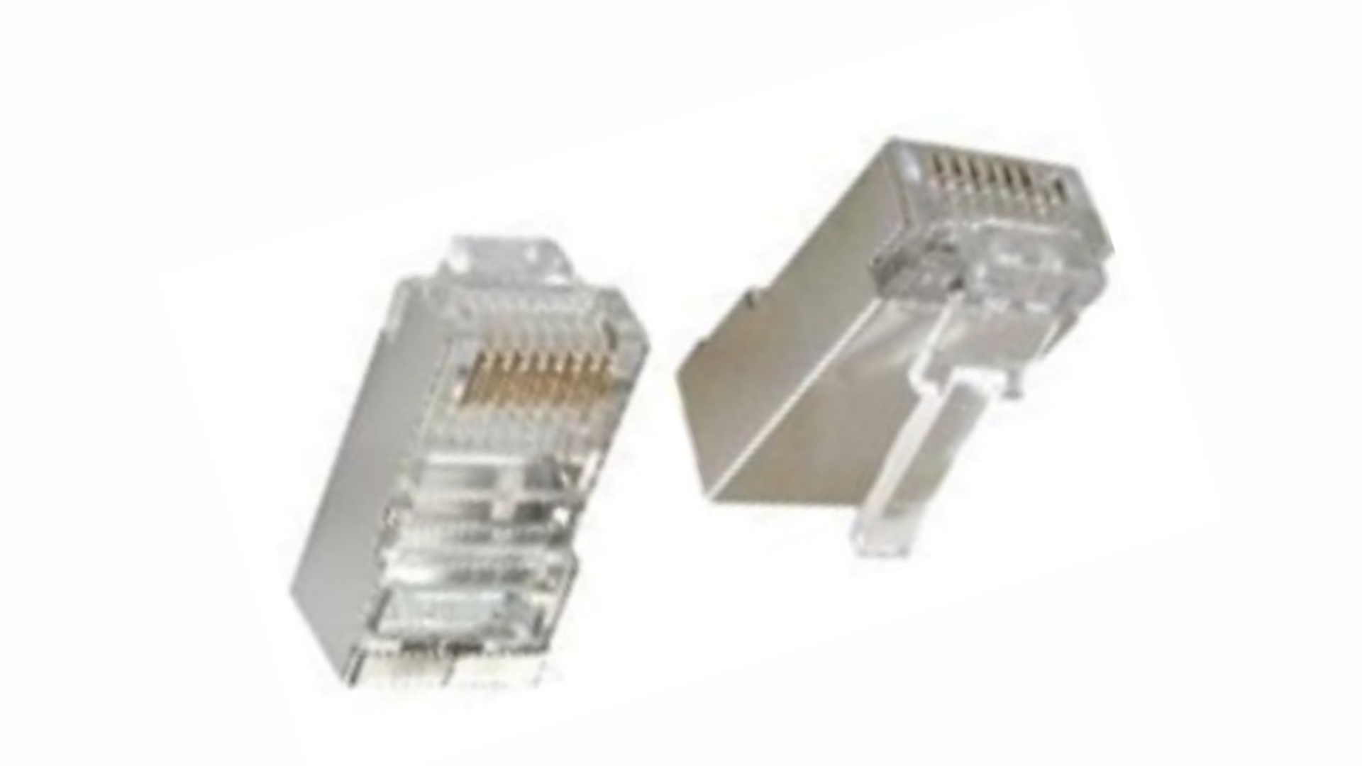 Shielded Cat6 RJ45 LAN Network Internet Connector Plug 8P8C 8Pin Less ...