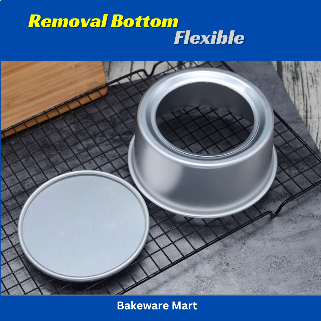 Cake mould loyang kek removable bottom baking pan aluminum alloy ...
