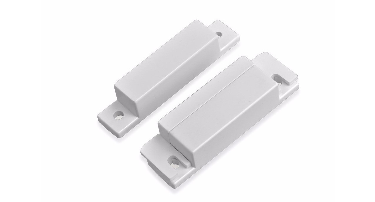 Wired Burglar Alarm Magnetic Magnet Door Sensor 25mm Max Sensing Detect ...