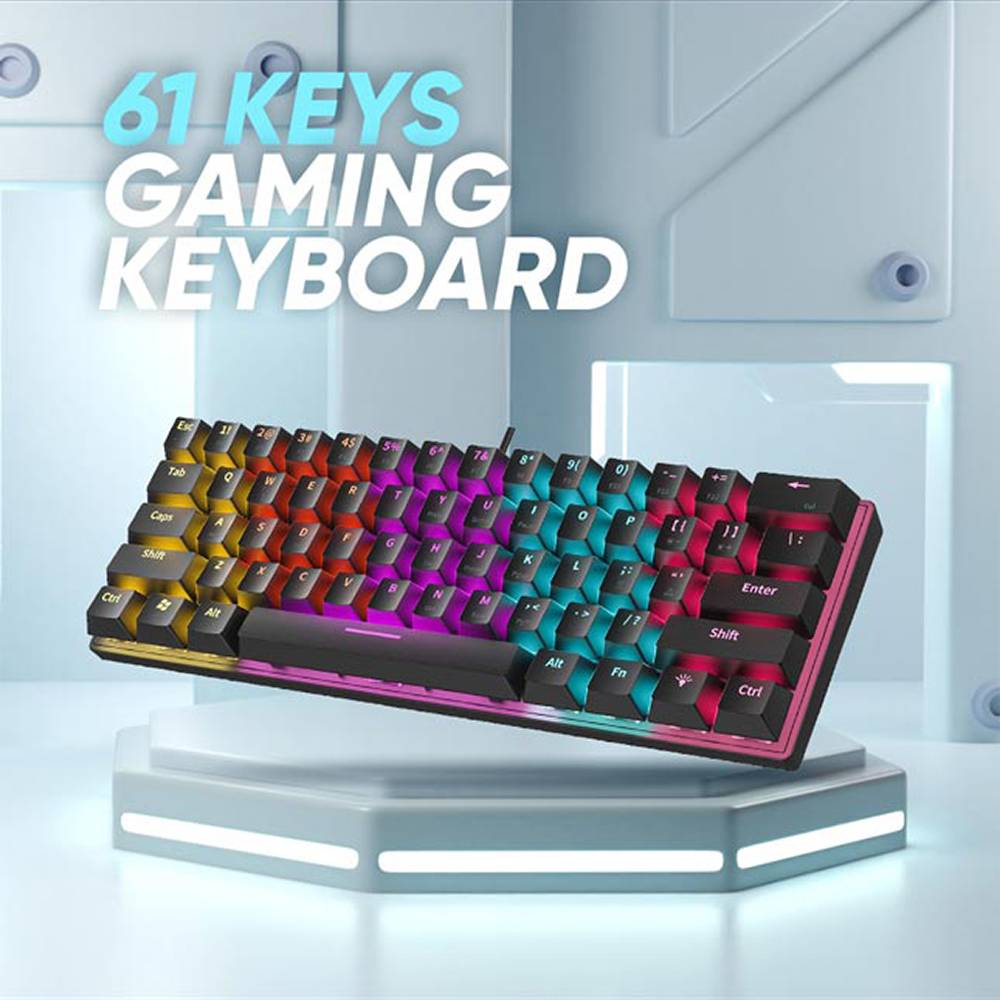 Armaggeddon MKA 1C Neo LED Backlight Mechanical Gaming Keyboard 61 Key ...