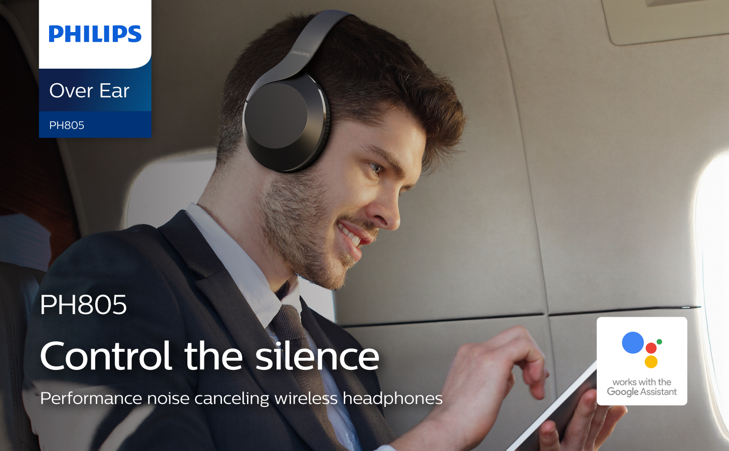 Philips TAPH805 / TAPH805BK Hi-Res Audio wireless over-ear headphone ...