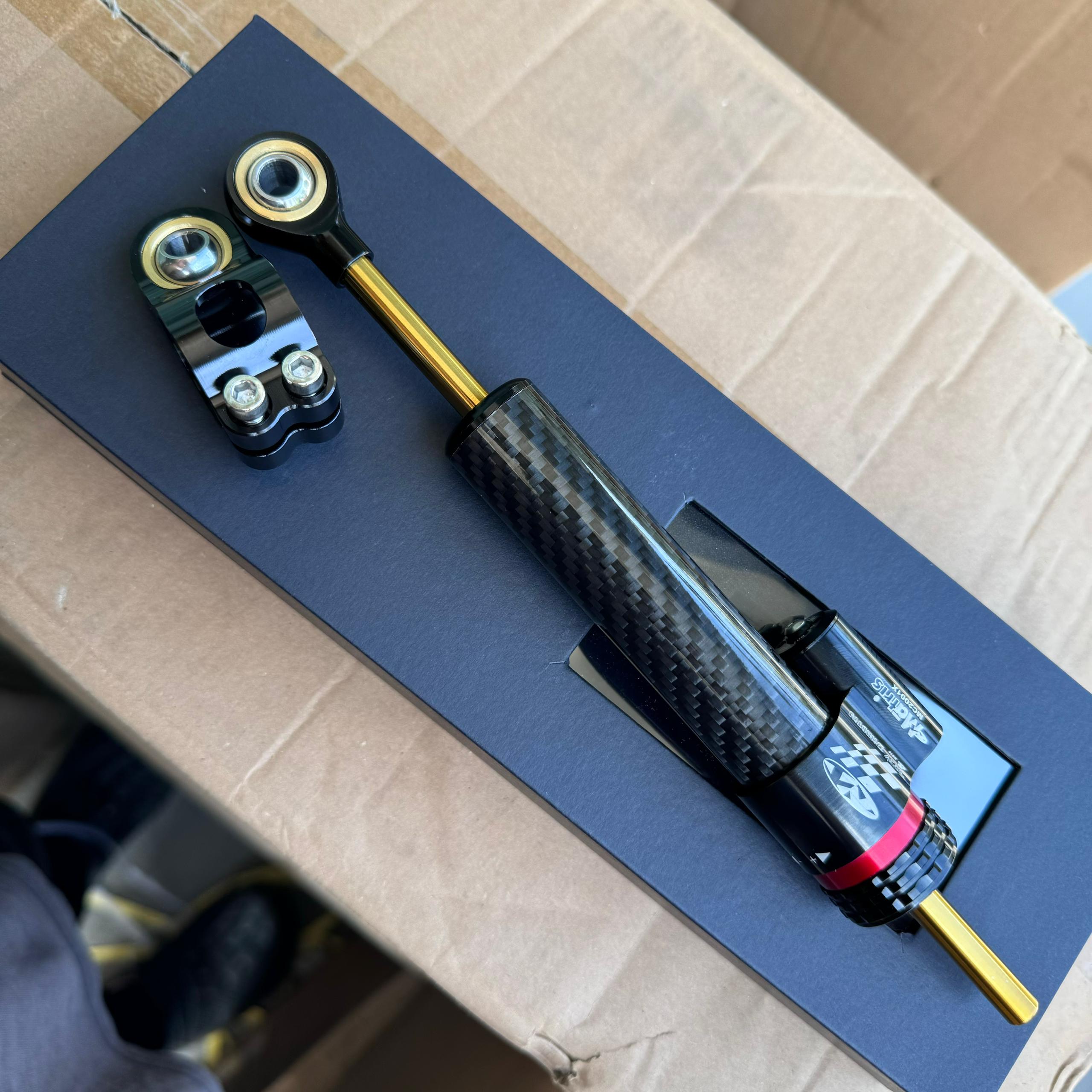 Matris Steering Damper 25cm Premium Carbon Universal Damper Racing ...