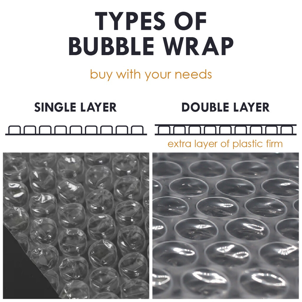 【Bubble Wrap】 20 meter x 0.5 meter Packing Packaging Plastic Wrap ...