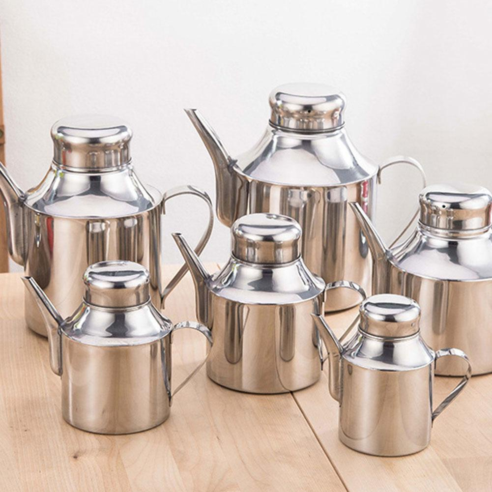 Oil Pot Dispenser / Stainless Steel Oil Container ( 11oz / 18oz / 25oz ...