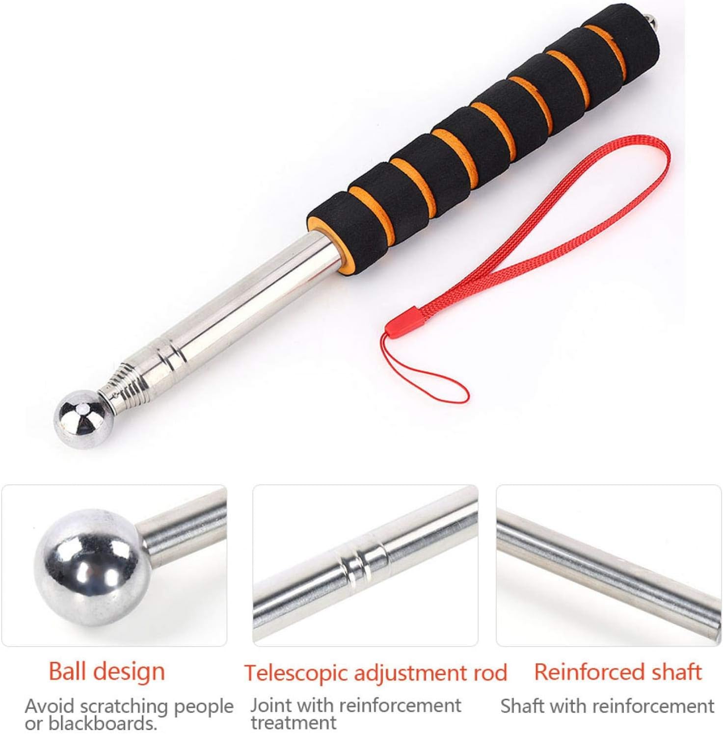 1pcs 1.3m Tile Checker Telescopic Test Hammer (Mosaic Checker Bearing ...