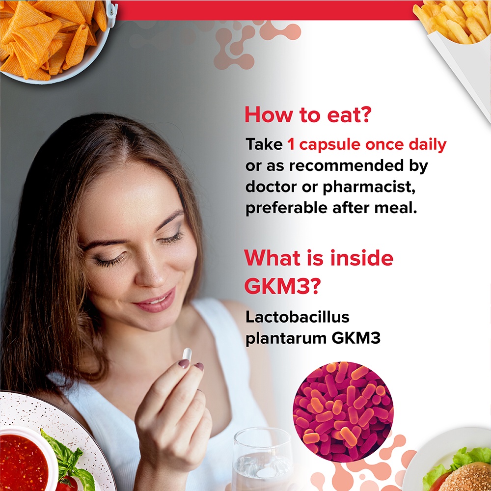GKB Lactobacillus Plantarum GKM3 30s (Weight Loss & Probiotic for Body ...