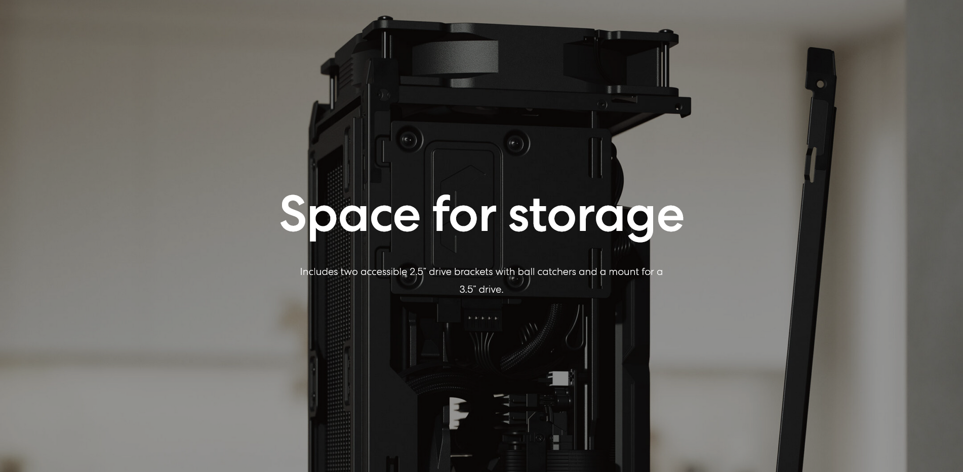 Fractal Design Mood Mini-ITX Mini Tower Small Form Factor PC Desktop ...