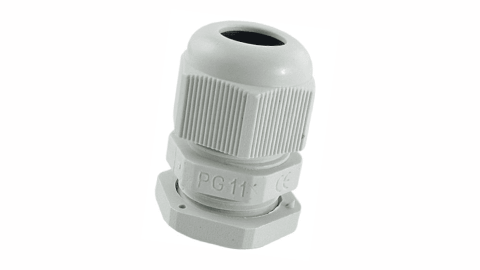 Outdoor IP68 Weatherproof PG11 Nylon Cable Gland Socket Joint White ...