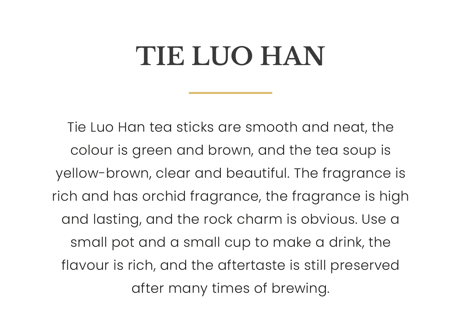 Purple Cane Tie Luo Han Oolong Tea Fujian Wuyi 紫藤 铁罗汉 乌龙茶 福建 (80g ...