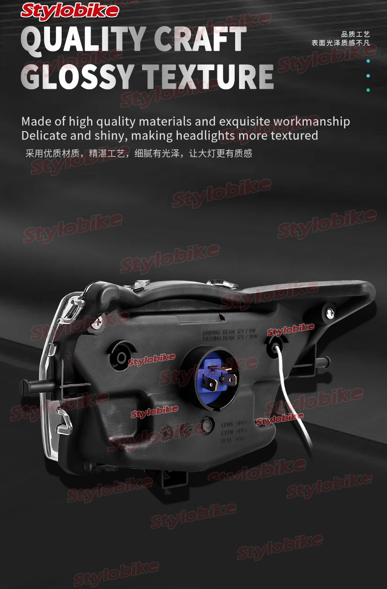LC135 V2-V7 New Head Light LED Sharingan Lampu Depan Headlamp APP ...