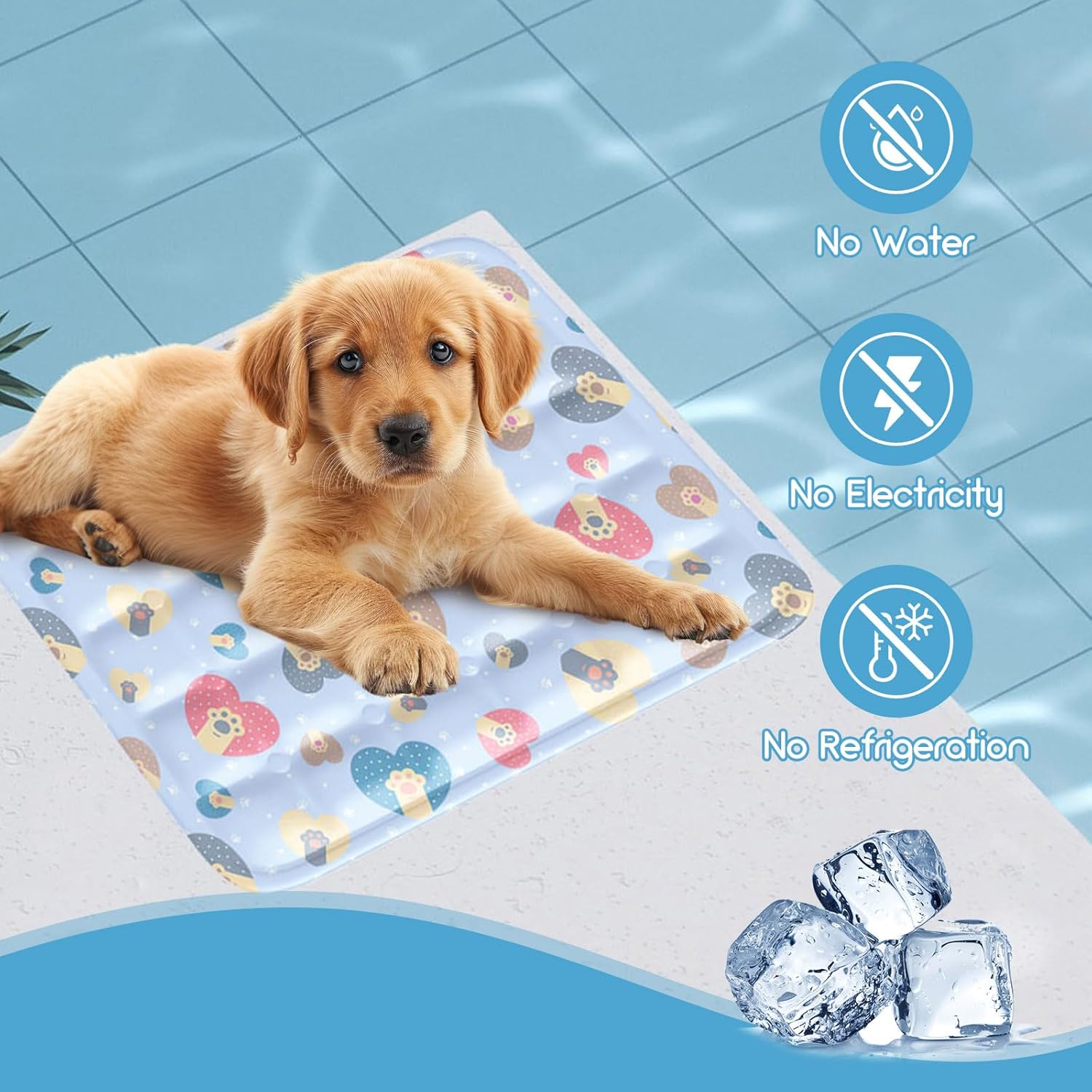 Pet Cooling mat cat bed Pet ice mat rabbit mat cat cooling mat dog ice ...