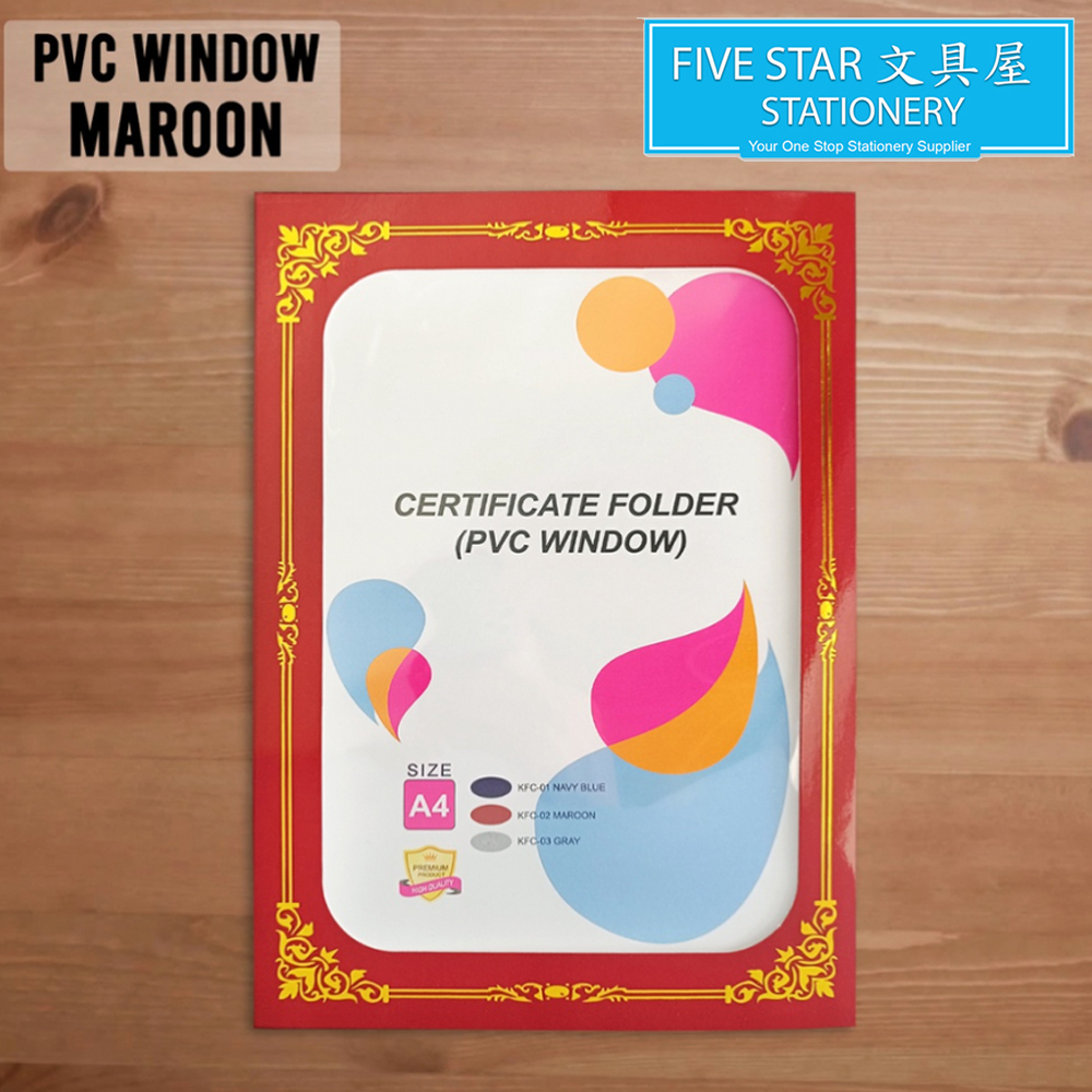fivestar2u Certificate Folder Sijil Holder PVC Window Graduate ...
