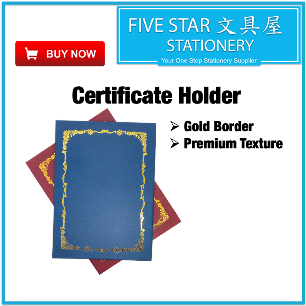 fivestar2u Certificate Folder Sijil Holder PVC Window Graduate ...