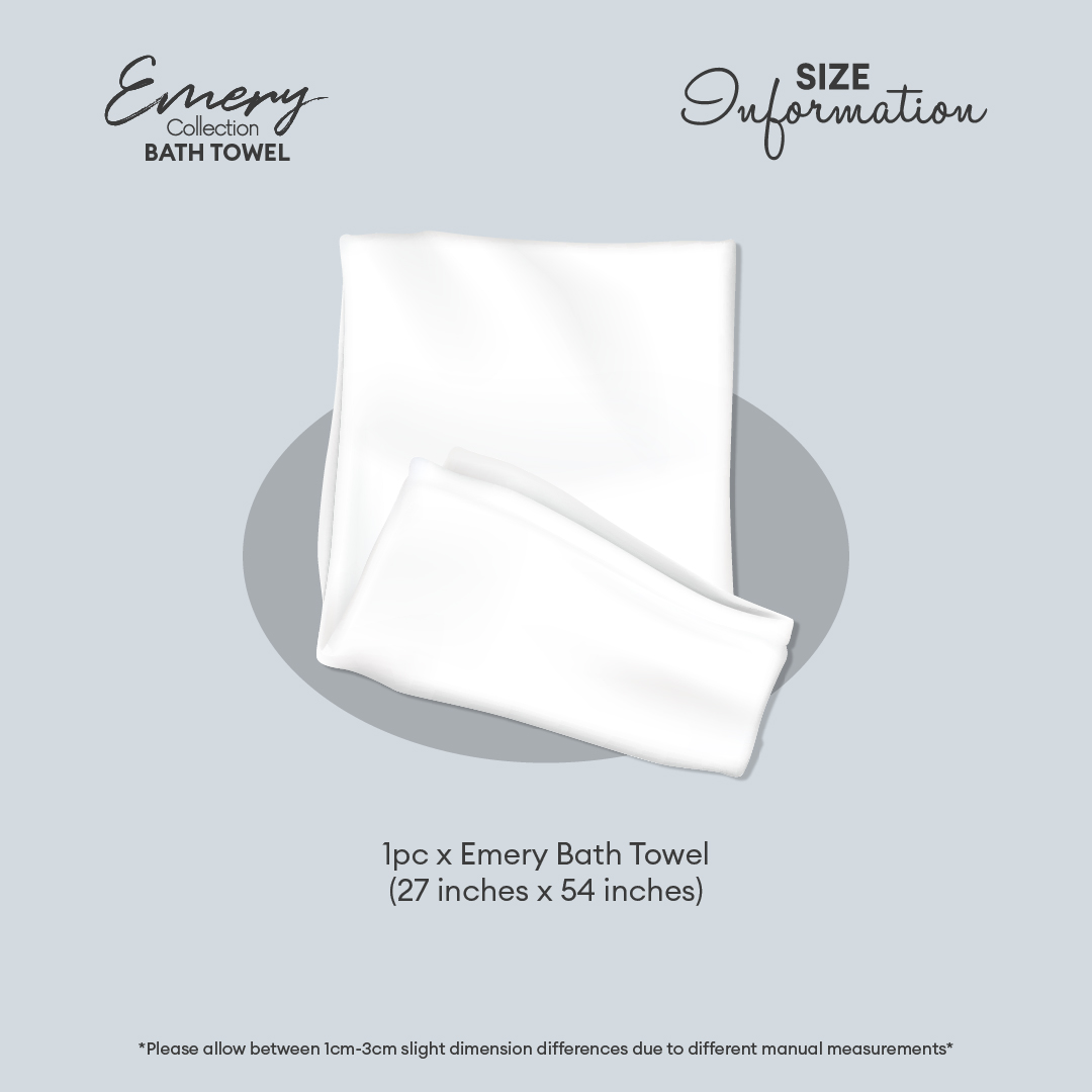 Niki Cains Emery Bath Towel - (100% Cotton) 27inches x 54inches ...