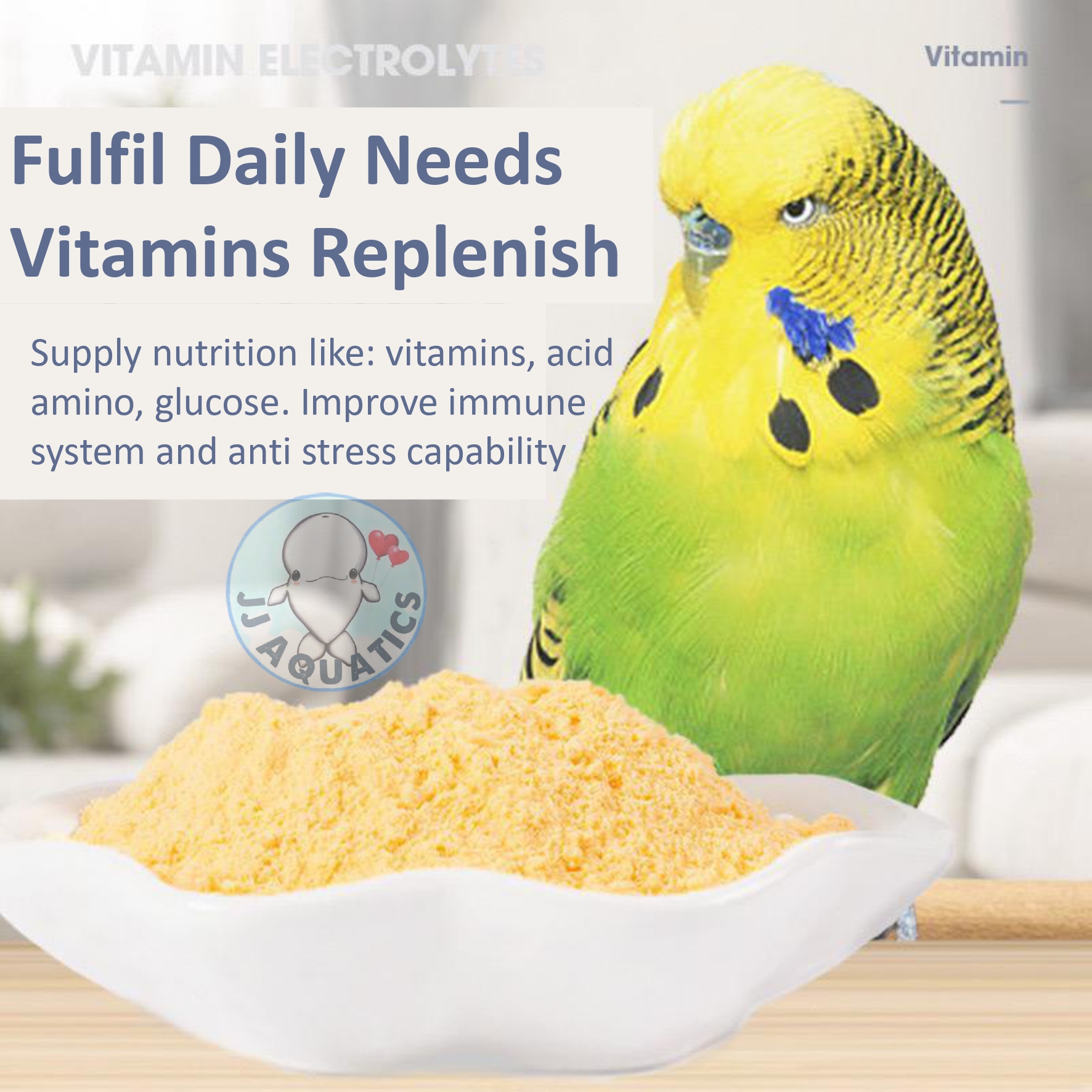 🔥Ready Stock🔥Jonsanty Electrolyte Vitamins For Parrots Bird Healthcare ...