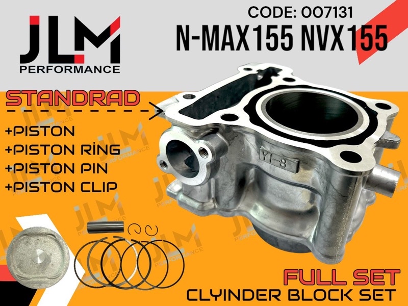 JLM YAMAHA NMAX NVX NMAX155 NVX155 V1 V2 STD BLOCK SET STANDRAD BLOCK ...