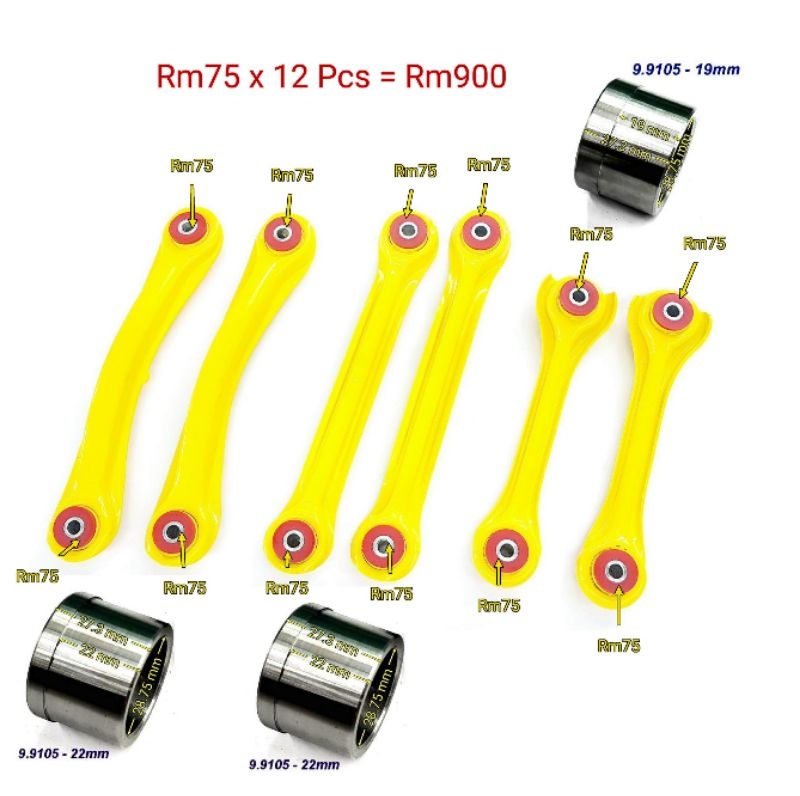 Mercedes Benz W140, W201, W202, W203, W124, W208, W209, W210. Rear ...