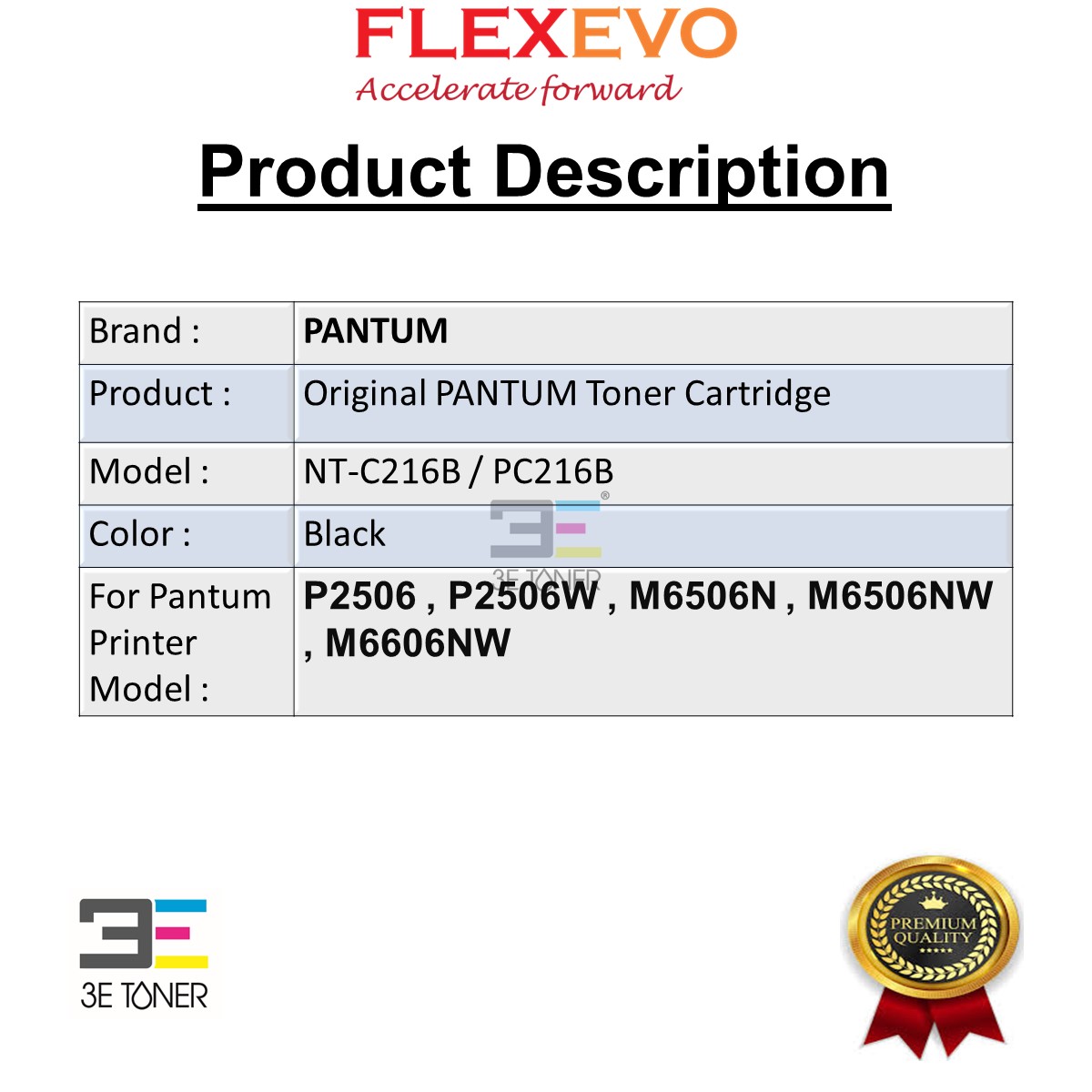 Original Pantum NT-C216B NTC216B NTC216 216 PC-216B PC216B PC216 Toner ...