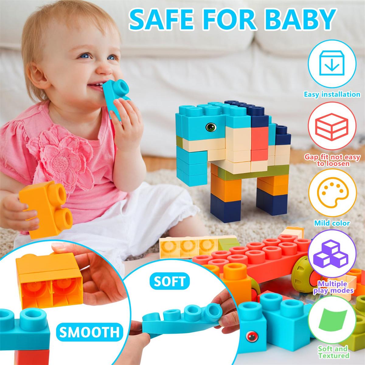 240Pcs Child Kids Block Toys Assemble Puzzle Educational Toys House ...