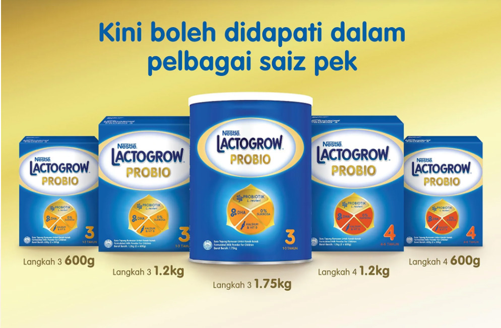 Lactogrow Probio 4 BIB 1.2kg FOC 100g | Shopee Malaysia