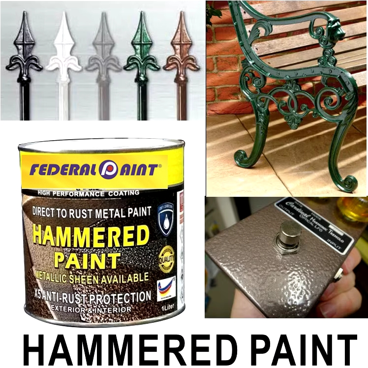 1L ( 1 LITER ) HAMMERED PAINT ( METALLIC PAINT HEAVY DUTY ) HAMMERTONE ...