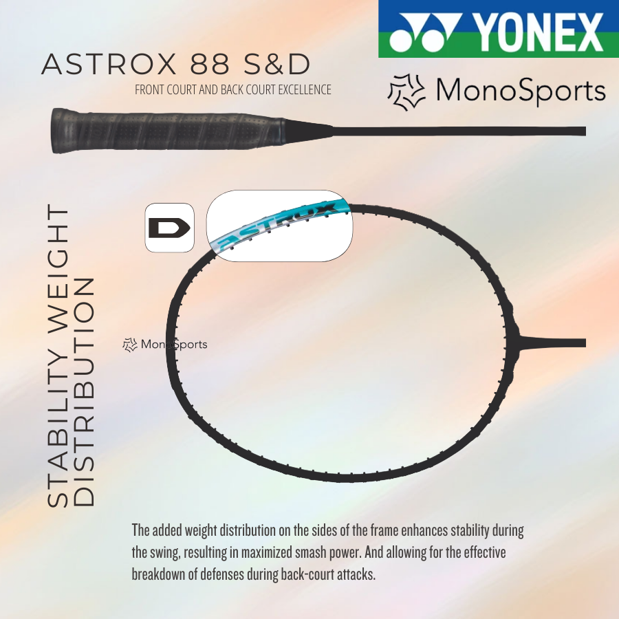 Monosports Yonex Astrox 88D Pro & Astrox 88S Pro 3rd Gen Head Heavy ...