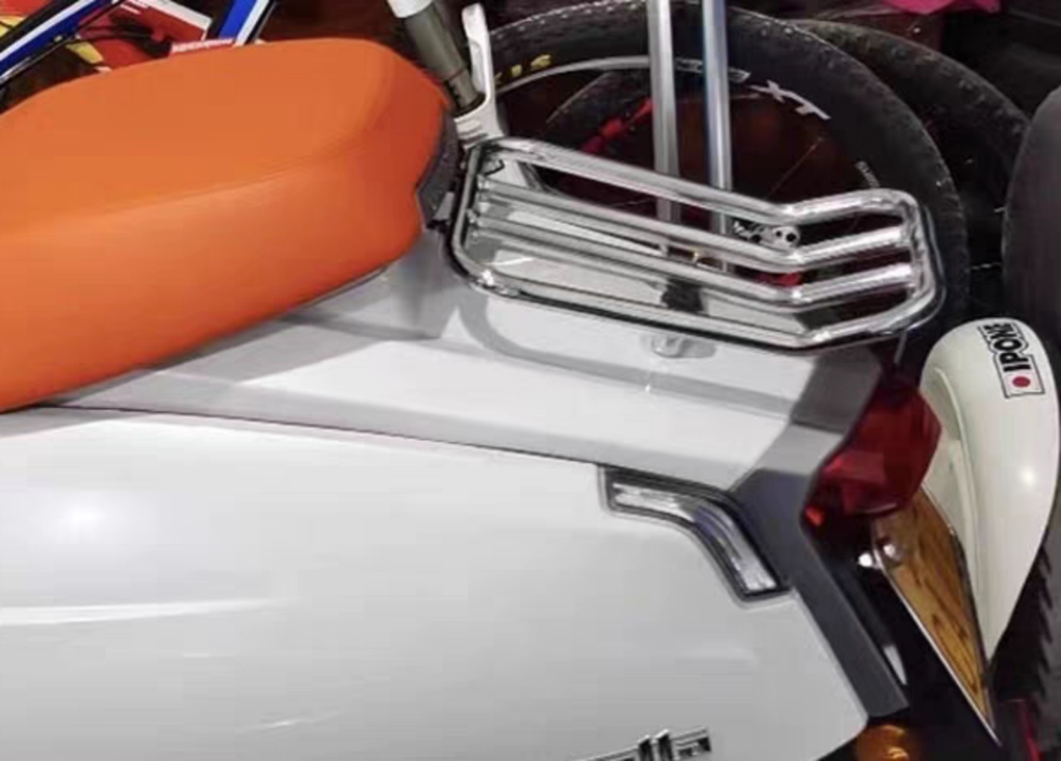 Slide Rear Luggage Special Top Rack Holder LAMBRETTA G350 Accessories ...