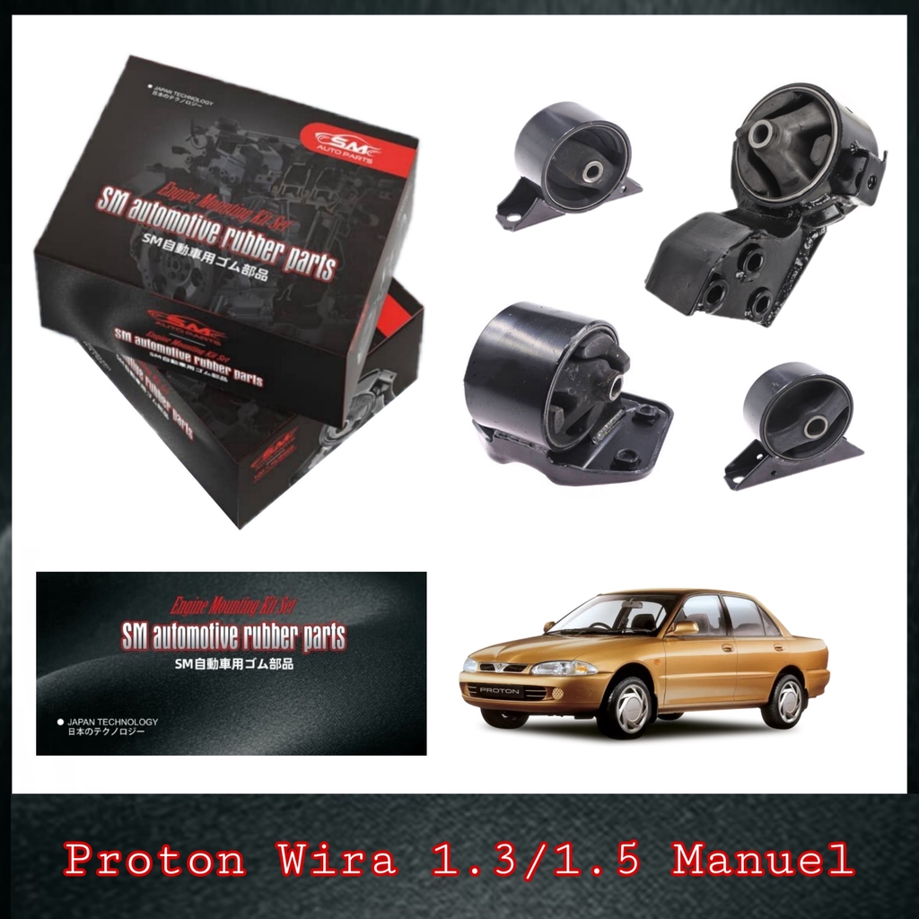 SM Engine Mounting Set - Proton Wira Satria 1.3 1.5 1.6 1.8 Auto ...