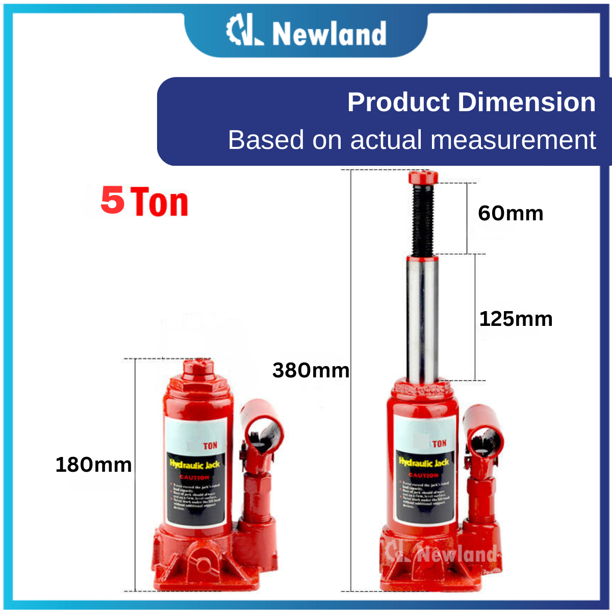 Hydraulic Jack Heavy Duty / Bottle Jack 20 Ton / Jack Botol | Shopee ...
