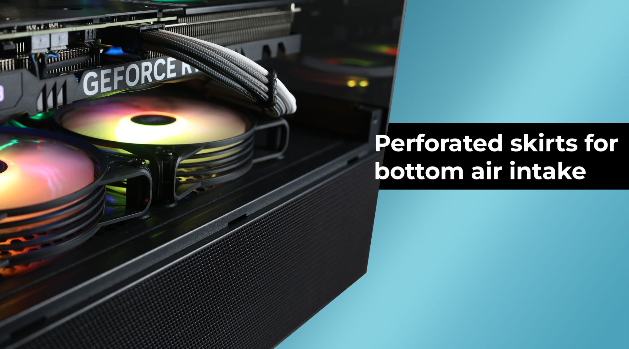 SLEVCASE Horizon Micro ATX (mATX) Gaming PC Casing Black / White ...